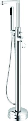 China Contemporary Standing Bath Mixer Chrome Brass corrosion resistance T8730 for sale