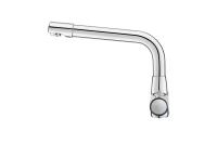 China Two Handles Kitchen Mixer Faucet Monobloc Kitchen Mixer Sink Taps for sale