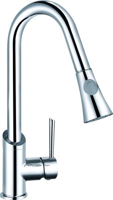 China Chrome Kitchen Sink Monobloc Taps 390Mm Height  Long Lasting for sale