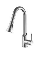 China Chrome Kitchen Sink Monobloc Taps 390Mm Height  Long Lasting for sale