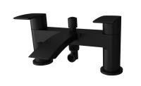 China Stylish Bath Shower Mixer Black Chrome Finish Three Year Warranty for sale