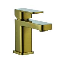 China Single Handle Brass Basin Mixer Taps  Brushed Gold stylish kitchen tap for sale