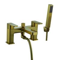 China Convenience Bath Shower Mixer Chrome Finish Brushed Gold T9561 for sale
