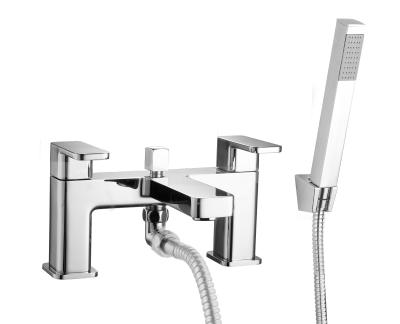 China Convenience Bath Shower Mixer Chrome Finish Brushed Gold T9561 for sale