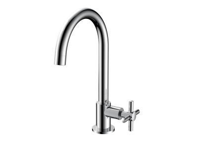 China Contemporary Single Handle Kitchen Mixer Faucet 275 Mm Height for sale