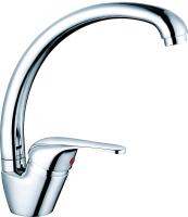 China 255 mm Kitchen Faucet Mixer Laundry Sink Mixer Single Hole for sale