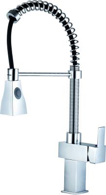 China Single Lecer Spring Modern Kitchen Mixer Tap Single Hole durable for sale
