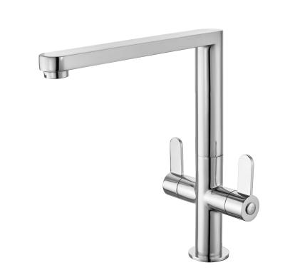 China Functional Kitchen Mixer Faucet Long Lasting Chrome Color for sale