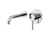 China Single Handles Concealed Wall Mixer Long Service Life Polished T8008A for sale