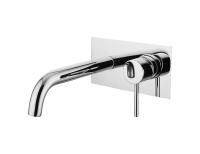 China Polished Surface Chrome Finish Concealed Shower Mixer For bathroom T80010 for sale