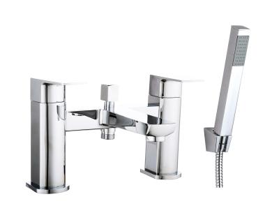 China Chrome Finish Bath Shower Mixer Smooth Operation Ceramic Valve for sale