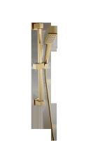 China Modern Chrome Sliding Rail Shower Set Polished Brass Construction SH9012A for sale