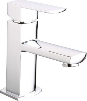 China Brass Basin Mixer Faucet Modern Chrome Finish for Bathroom T2032 for sale