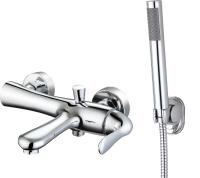 China Contemporary Single Handle Wall Mounted Shower Mixer Made of Brass T2051 for sale
