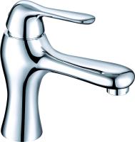 China Modern Style Brass Material Basin Mixer Faucet With Chrome Finish T2052 for sale