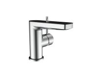 China Modern Basin Mixer Faucet Brass Chrome Finish for Bathroom Sink T7012W for sale