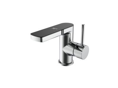 China Modern Basin Mixer Faucet Brass Chrome Finish for Bathroom Sink T7012W for sale