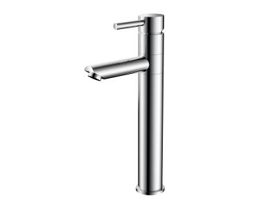 China Chrome Brass Modern Style Basin Mixer Faucet For Bathroom T8012AL for sale