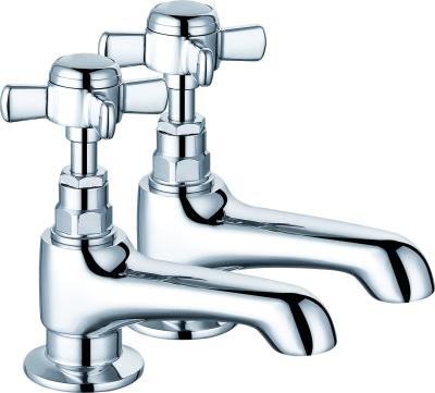 China Contemporary Style Chrome Finish Brass Bathroom Mixer Faucet T8043 for sale
