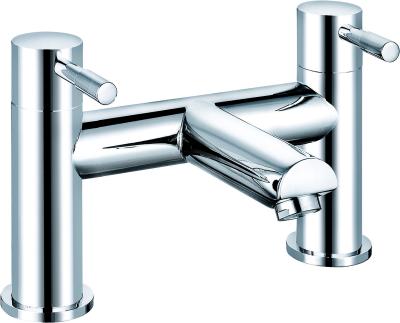 China Modern Style Chrome Finish Basin Mixer Faucet For Bathroom T8014 for sale