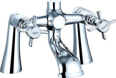 China Double Handle Bath Shower Mixer Faucet for Bathroom Performance T8049 for sale