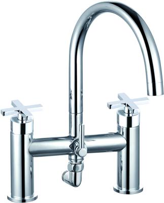 China Chrome Finish Bath Shower Mixer Faucet with Contemporary Style T8051B for sale