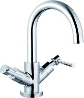 China Modern Style Chrome Finish Basin Mixer Faucet For Bathroom T80551 for sale
