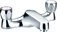 China Sleek Modern Style Dual Handle Faucet With Ceramic Cartridge T8066 for sale