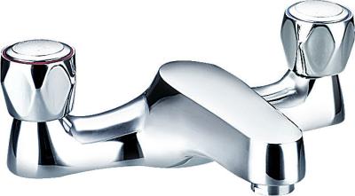 China Sleek Modern Style Dual Handle Faucet With Ceramic Cartridge T8066 for sale