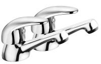 China Polished Chrome Bathroom Mixer Faucet Of Style And Function T8061B for sale