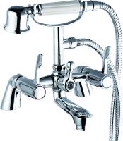 China Double Handles Brass Bath Shower Mixer Faucet for Bathroom T8060L for sale