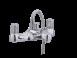 China Contemporary Chrome Finish Double Handle Bath Shower Mixer T8062D for sale