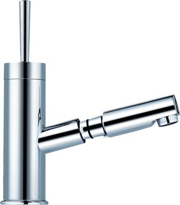 China Water Pressure Adjustable Basin Mixer Faucet with Chrome Finish T8076 for sale