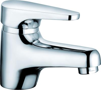 China Modern Single Handle Chrome Silver Mixer Tap Bathroom T8312 for sale
