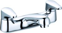 China Stylish Chrome Brass Material Basin Mixer Faucet For Modern Bathroom T8314 for sale