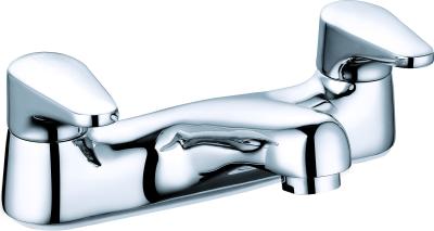 China Stylish Chrome Brass Material Basin Mixer Faucet For Modern Bathroom T8314 for sale