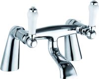 China 2 Handle Brass Bath Shower Mixer Faucet Chrome Finish T8354 for sale