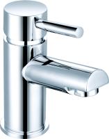 China Stylish Modern Chrome Single Handle Basin Mixer Tap Faucet T8202 for sale