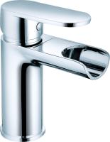 China Chrome Finish Modern Style Basin Faucet Materials For Modern Bathroom T8412A for sale