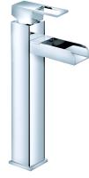 China Modern Type Basin Mixer Faucet In Chrome Finish For Bathrooms T8442BL for sale