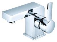 China Chrome Finish Basin Mixer Faucet Made Of Brass For Bathroom T8467 for sale