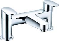 China Ceramic Valve Double Handle Basin Mixer Faucet For Bath T8584 for sale
