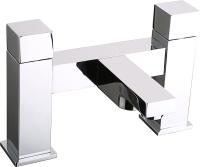 China Chrome Finish Brass Basin Mixer Faucet With Contemporary Design T8594 for sale