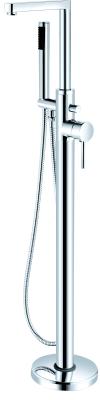 China Chrome Finish Floor Standing Bath Shower Mixer For Modern Living Spaces T8620N for sale