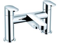 China Double Handle Brass Mixer Faucet for Easy Water Temperature Adjustment T8624 for sale