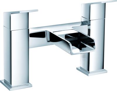 China Double Handle Basin Mixer Faucet Made of Brass For Durable T8644A for sale