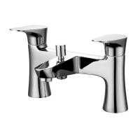China Double Handle Bath Shower Mixer Faucet For Refreshing Bathroom Experience T8711 for sale