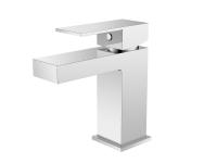 China Single Handle Basin Mixer Faucet In Chrome Finish For Bathroom T8682W for sale
