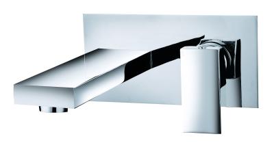 China Contemporary Style Wall Mounted Bath Shower Mixer Hassle-Free Installation T8688 for sale