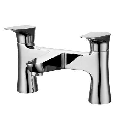 China Modern Style Double Handle Basin Mixer Faucet For Bathroom T8714 for sale